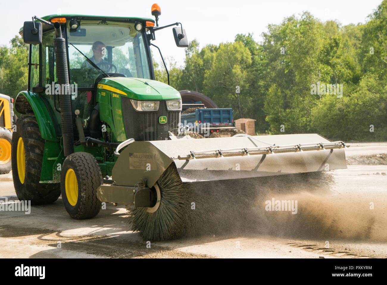 U.S. Air Force Senior Airman Kim Hortemiller, a heavy equipment ...