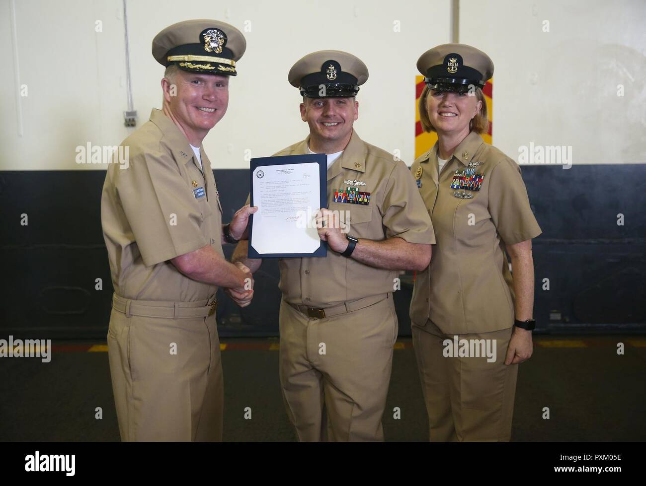 3 NORFOLK, Va. (June 9, 2017)- Senior Chief Fire Controlman Eric ...