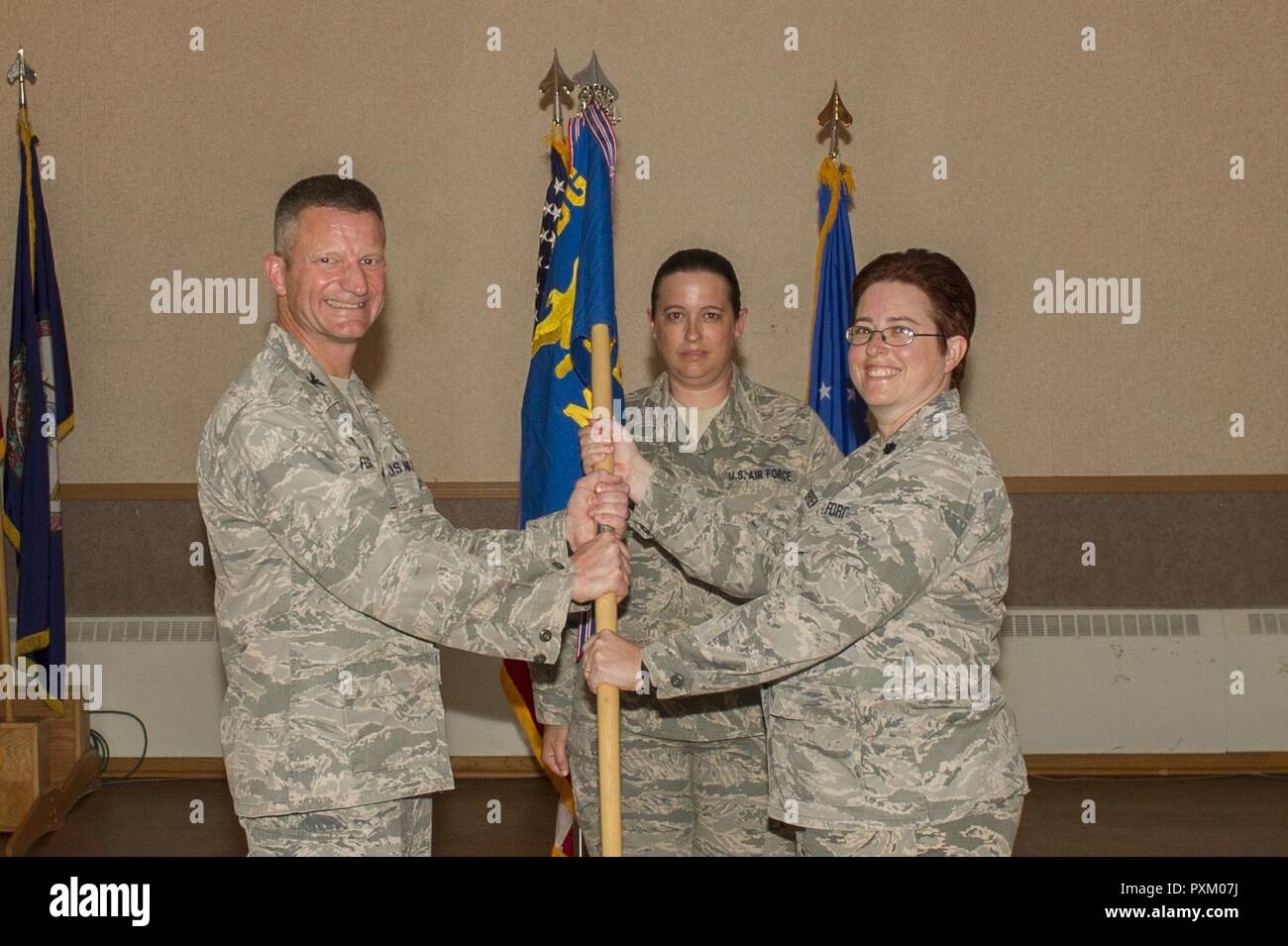 U.S. Air Force Col. William Fecke, the 354th Medical Group commander ...