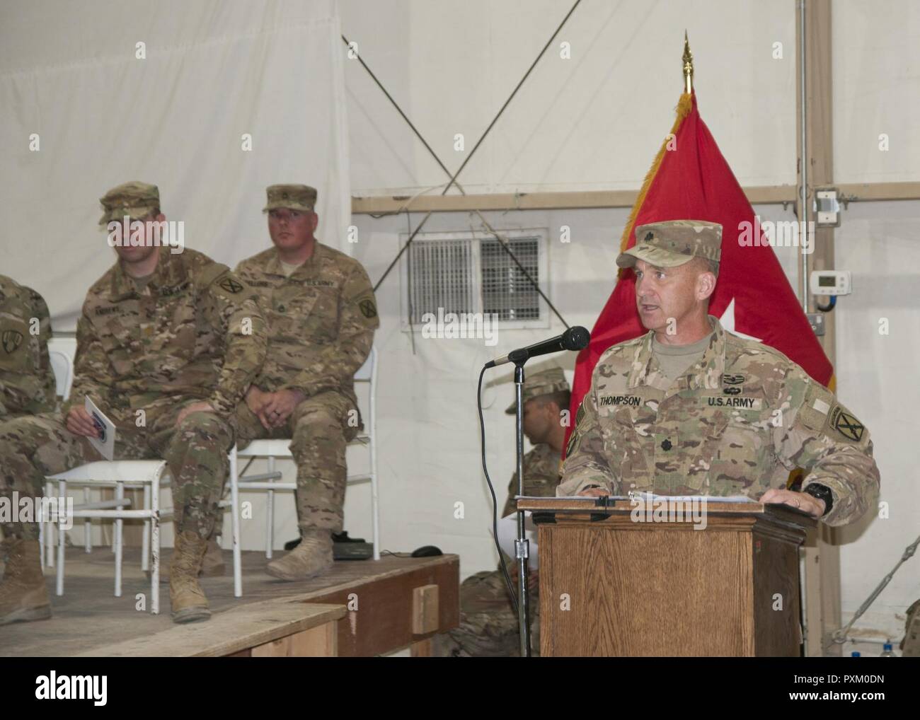 Outgoing Commander of the 548th Combat Sustainment Support Battalion ...