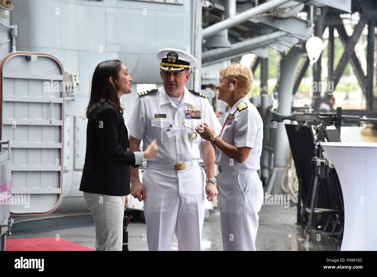 5 PORTLAND, Ore. (June 9, 2017) Vice Adm. Nora Tyson, commander of U.S ...
