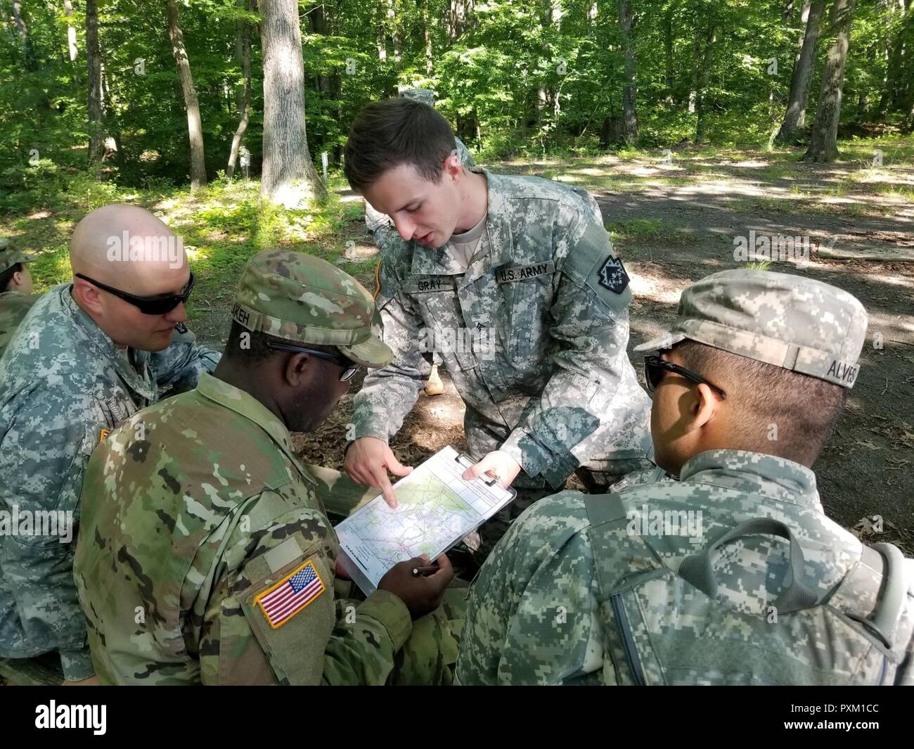 Sgt. Matthew Gray, of the 728th Combat Sustainment Support Battalion ...