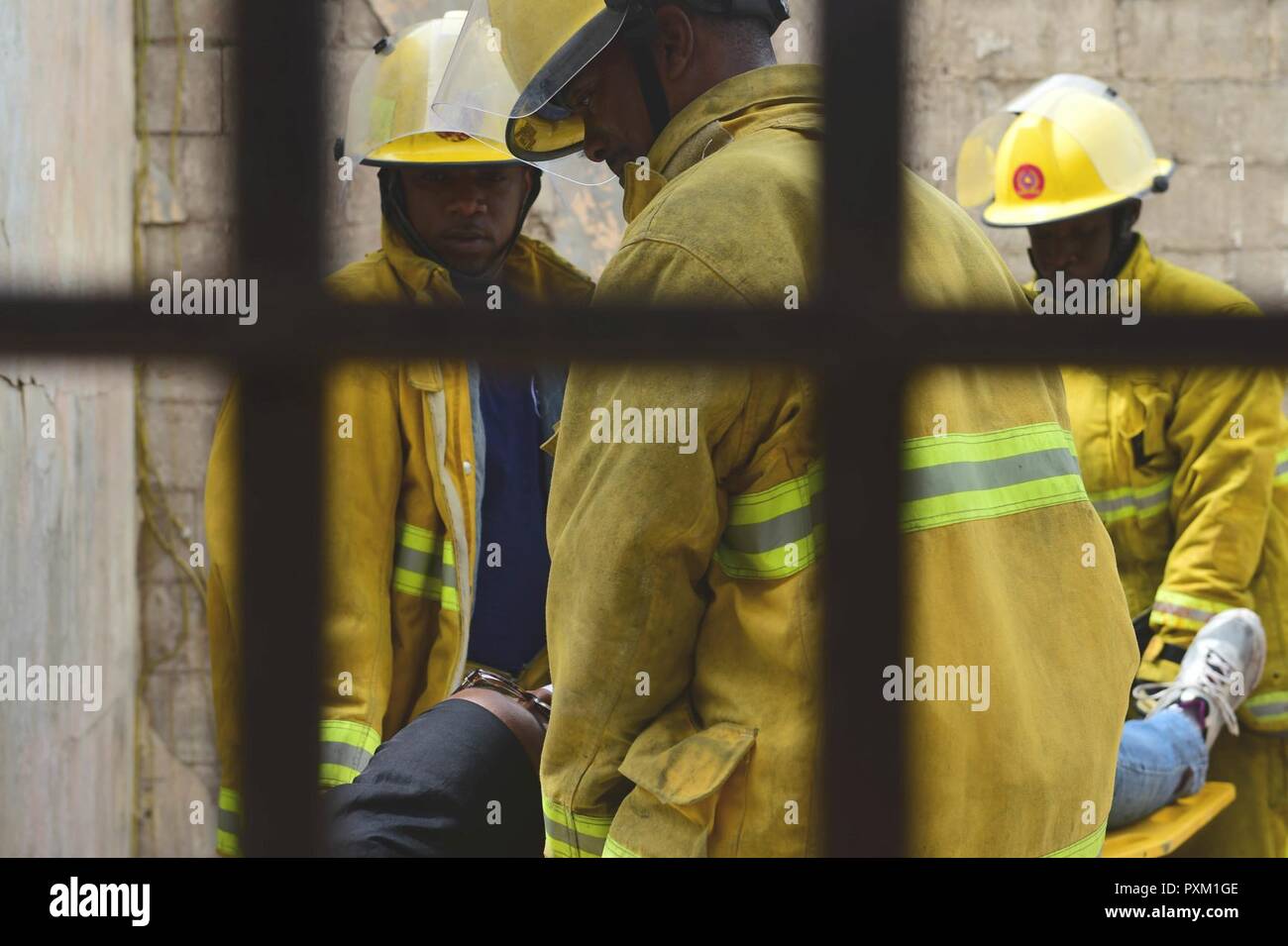 Members barbados defence force during hi-res stock photography and ...
