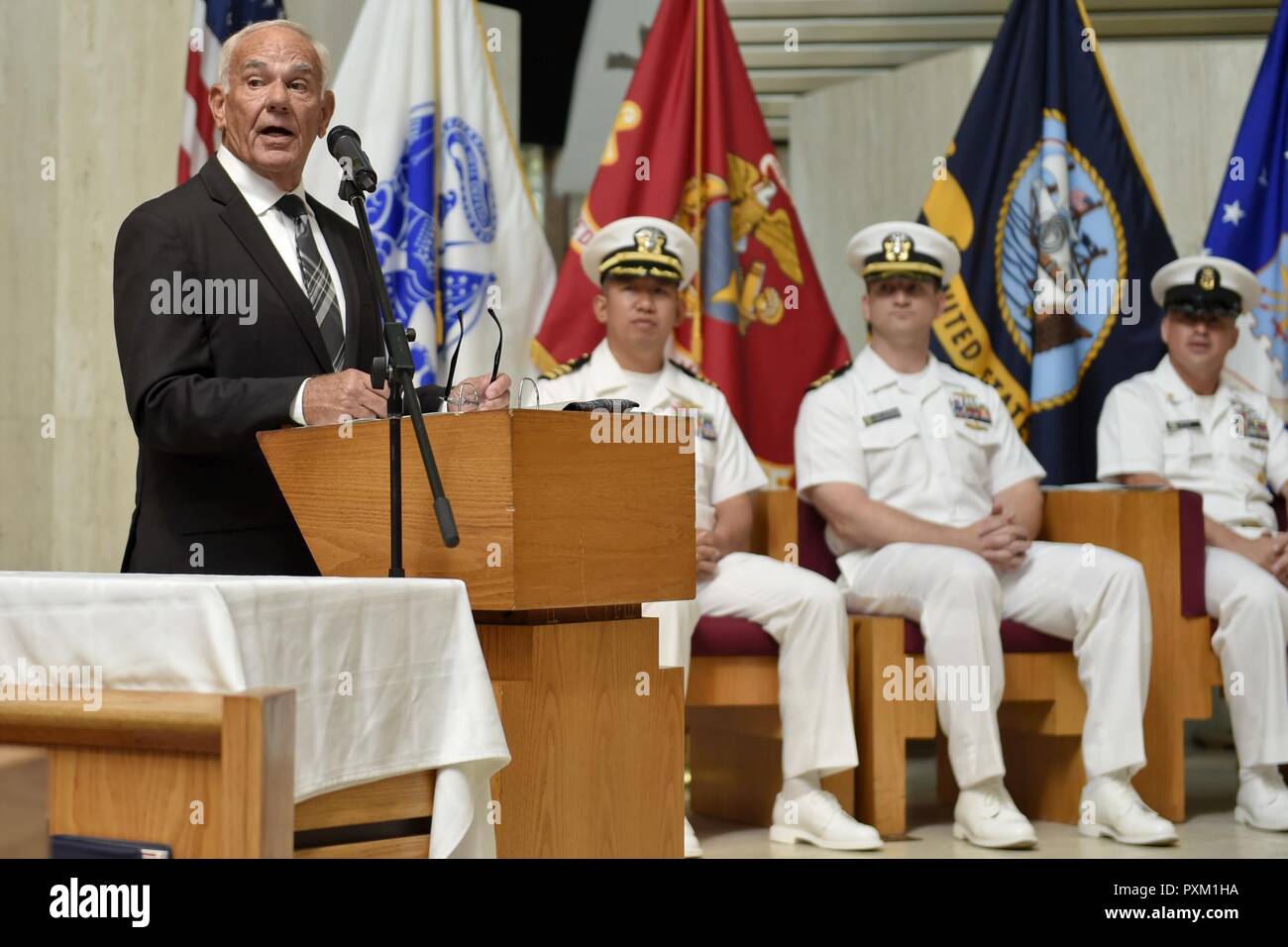 PENSACOLA, Fla. (June 8, 2017) Retired Senior Chief Cryptologic ...