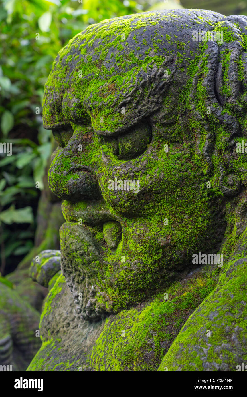 Traditional Balinese stone sculpture art and culture at Bali, Indonesia ...