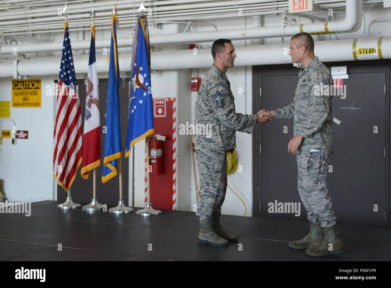 Col. Shawn D. Ford, Commander 132d Wing Iowa Air National Guard, thanks ...