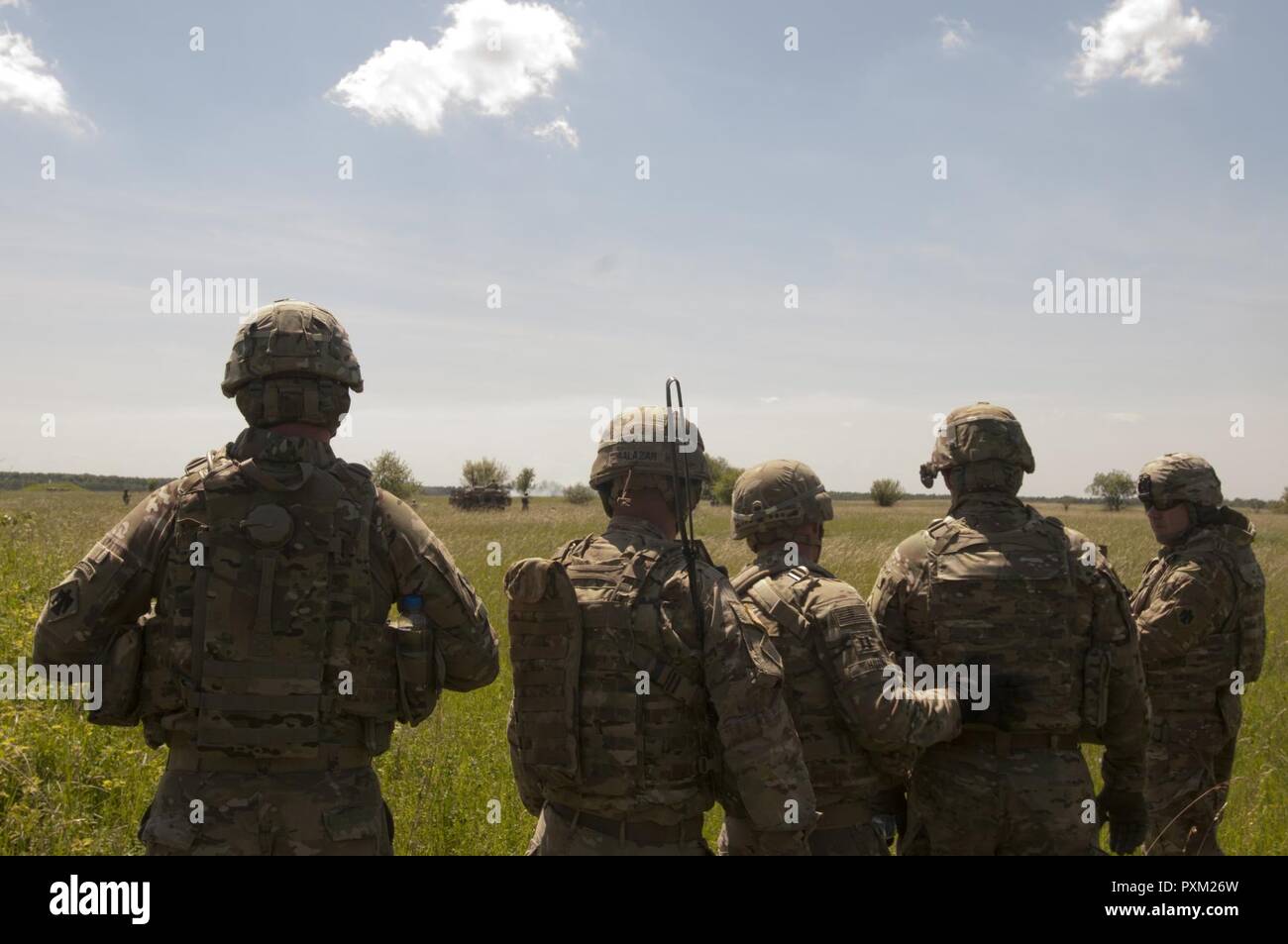 Soldiers with the U.S. Army's Alpha Company, 1st Battalion, 179th ...
