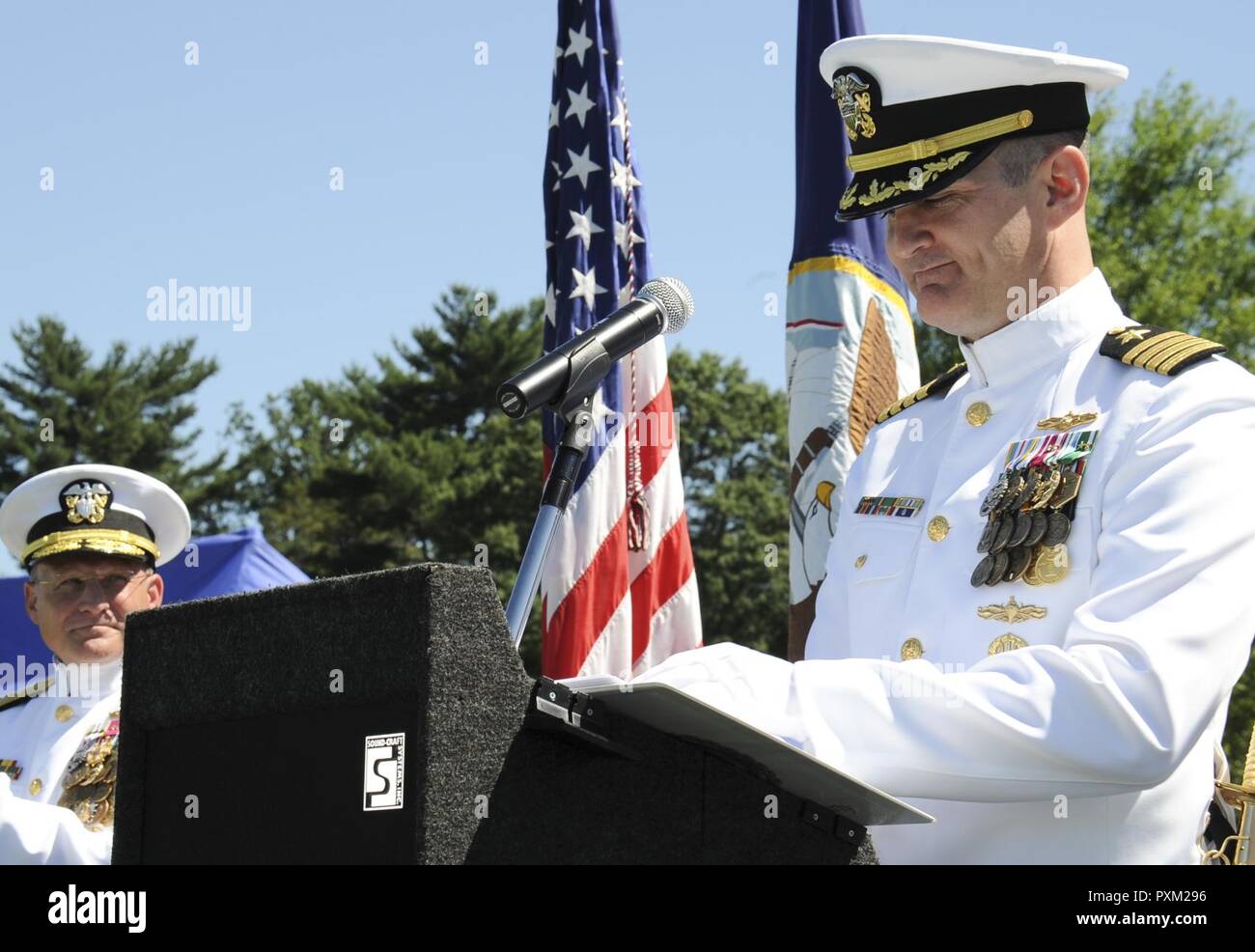 Us navy cryptologic warfare officer hi-res stock photography and images ...