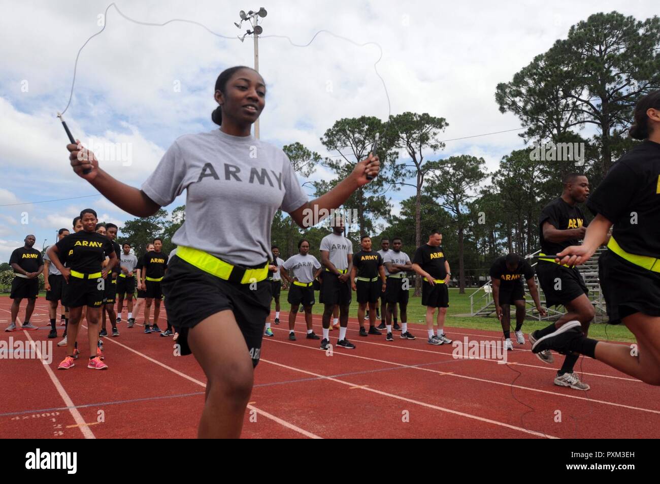 Spc. Destiny Ward, a human resources specialist with 3rd Infantry ...