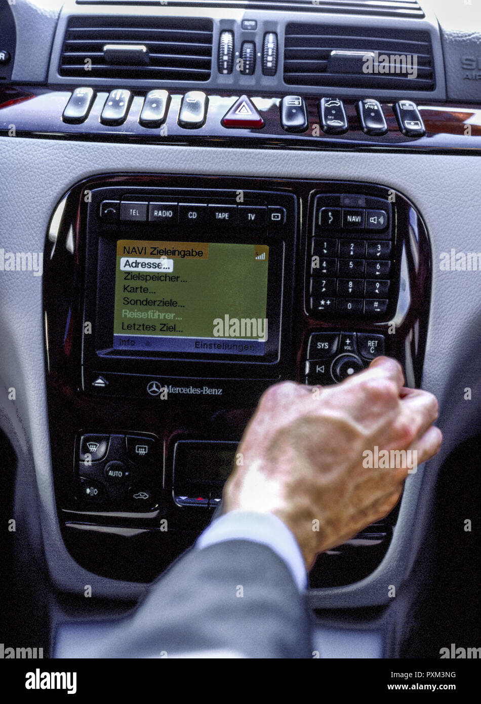 car, navigation system, traffic radio Stock Photo - Alamy