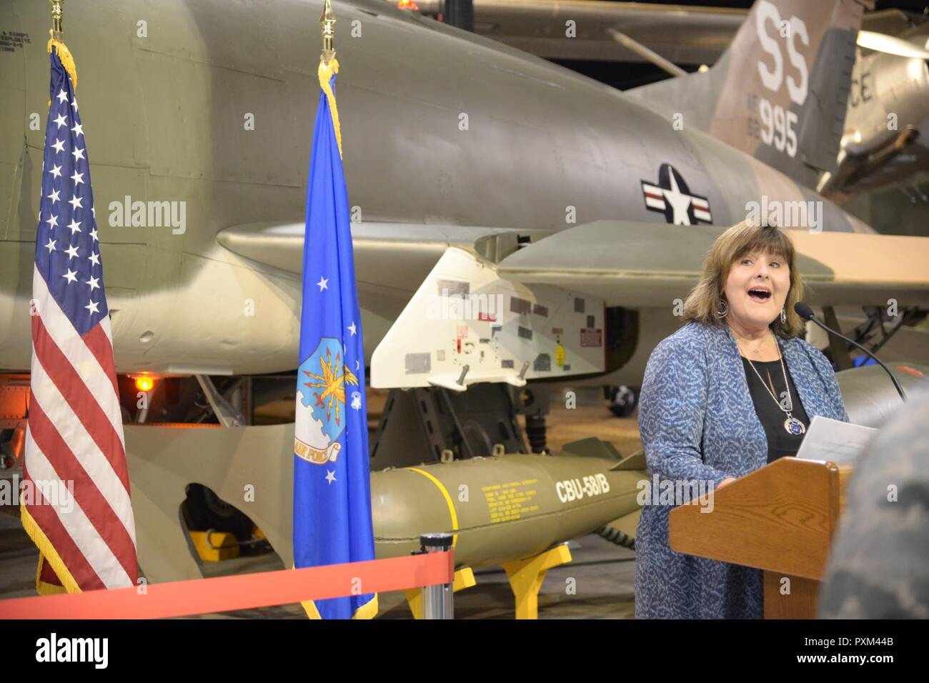 The Museum of Aviation hosted a dedication ceremony for the museum’s F ...