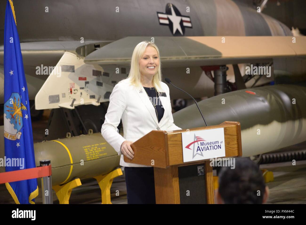 The Museum of Aviation hosted a dedication ceremony for the museum’s F ...