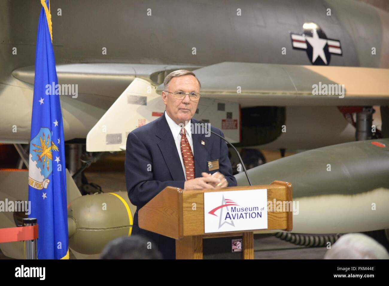 The Museum of Aviation hosted a dedication ceremony for the museum’s F ...