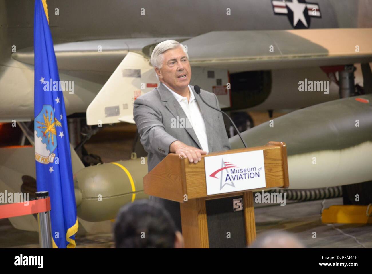 The Museum of Aviation hosted a dedication ceremony for the museum’s F ...