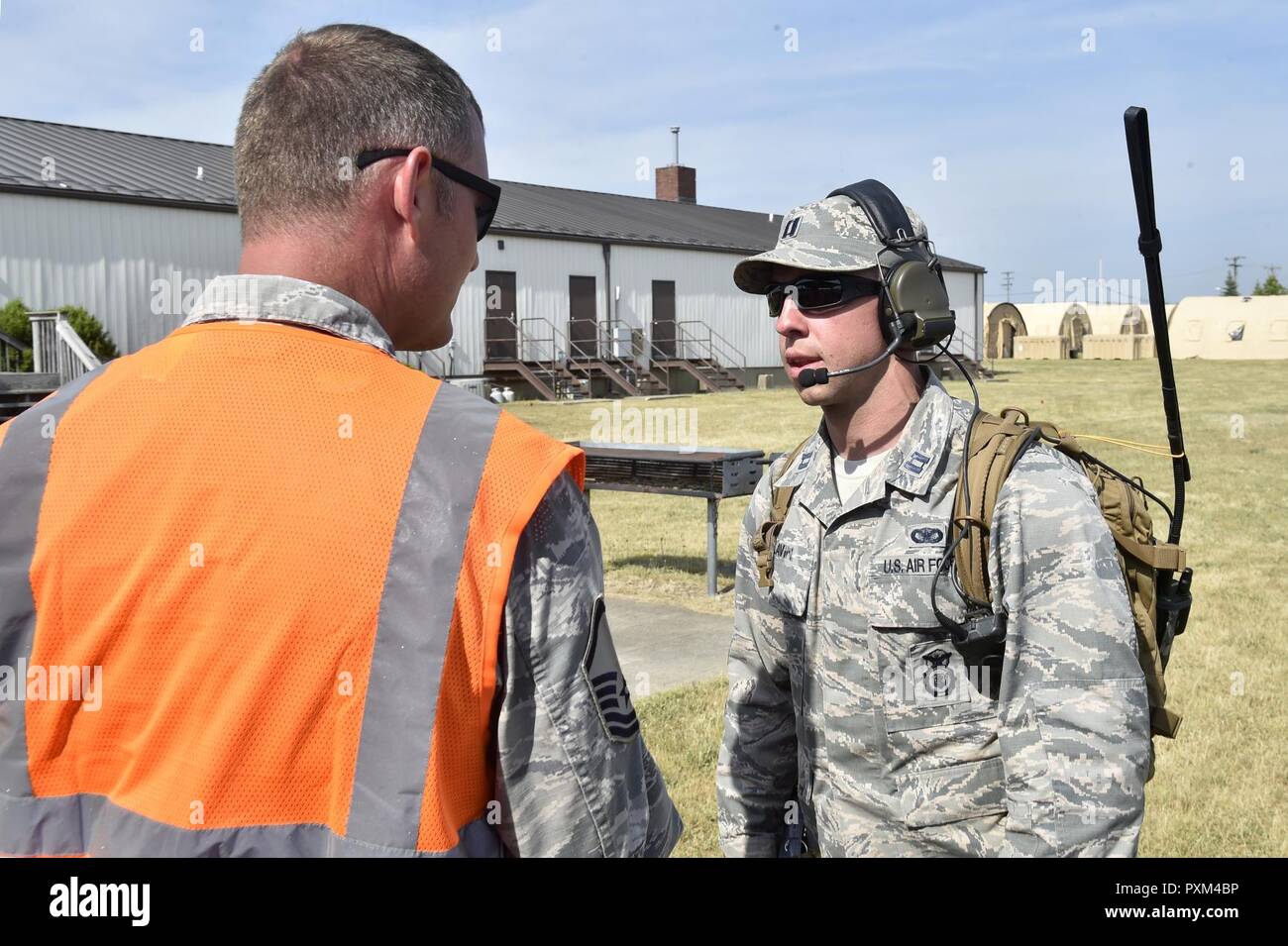 Capt. Scott Hlavin, 821st Contingency Response Group defense force ...