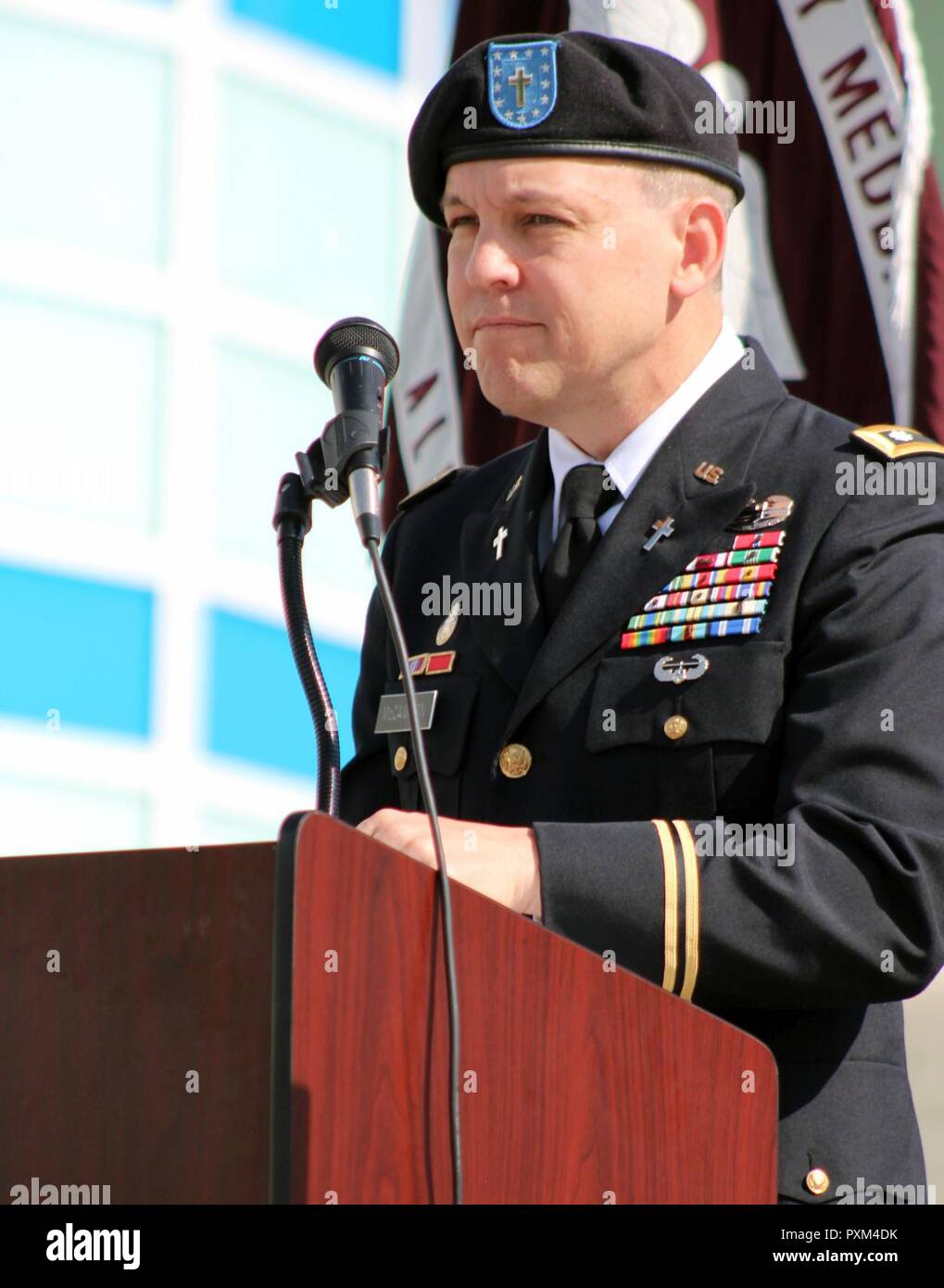 Fort Wainwright Garrison Chaplain Lt. Col. Shawn McCammon prepares to ...