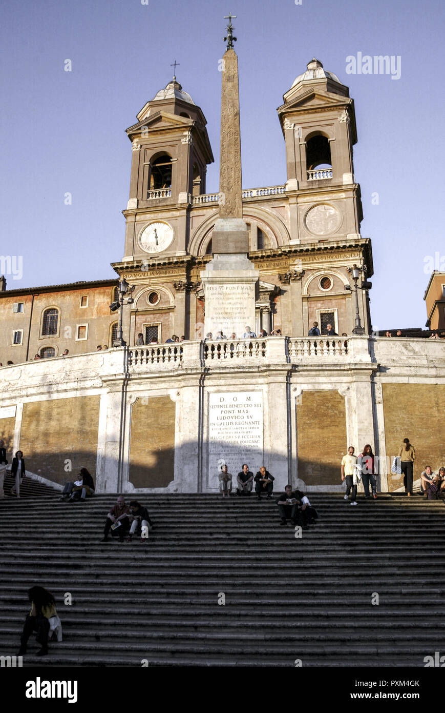 Piazza di Spagna, Spanische Treppe in Rom, , Kirche SS, Trinit∑ dei ...