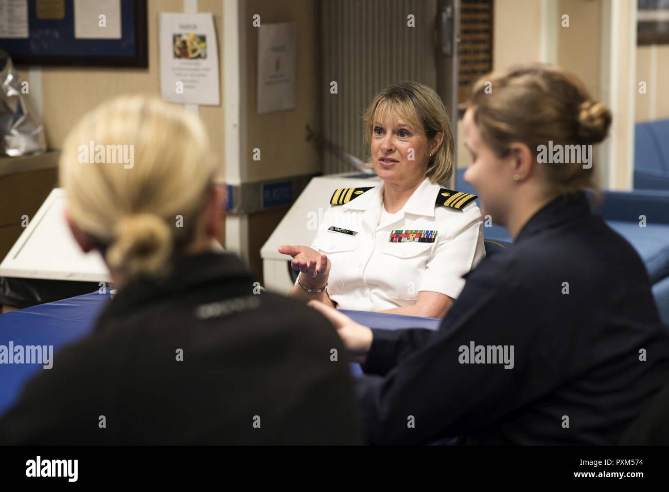 PORTLAND, Ore. (June 8, 2017) Lt. Cmdr. Suzanne McVey, a Navy Reservist attached to the Navy ...