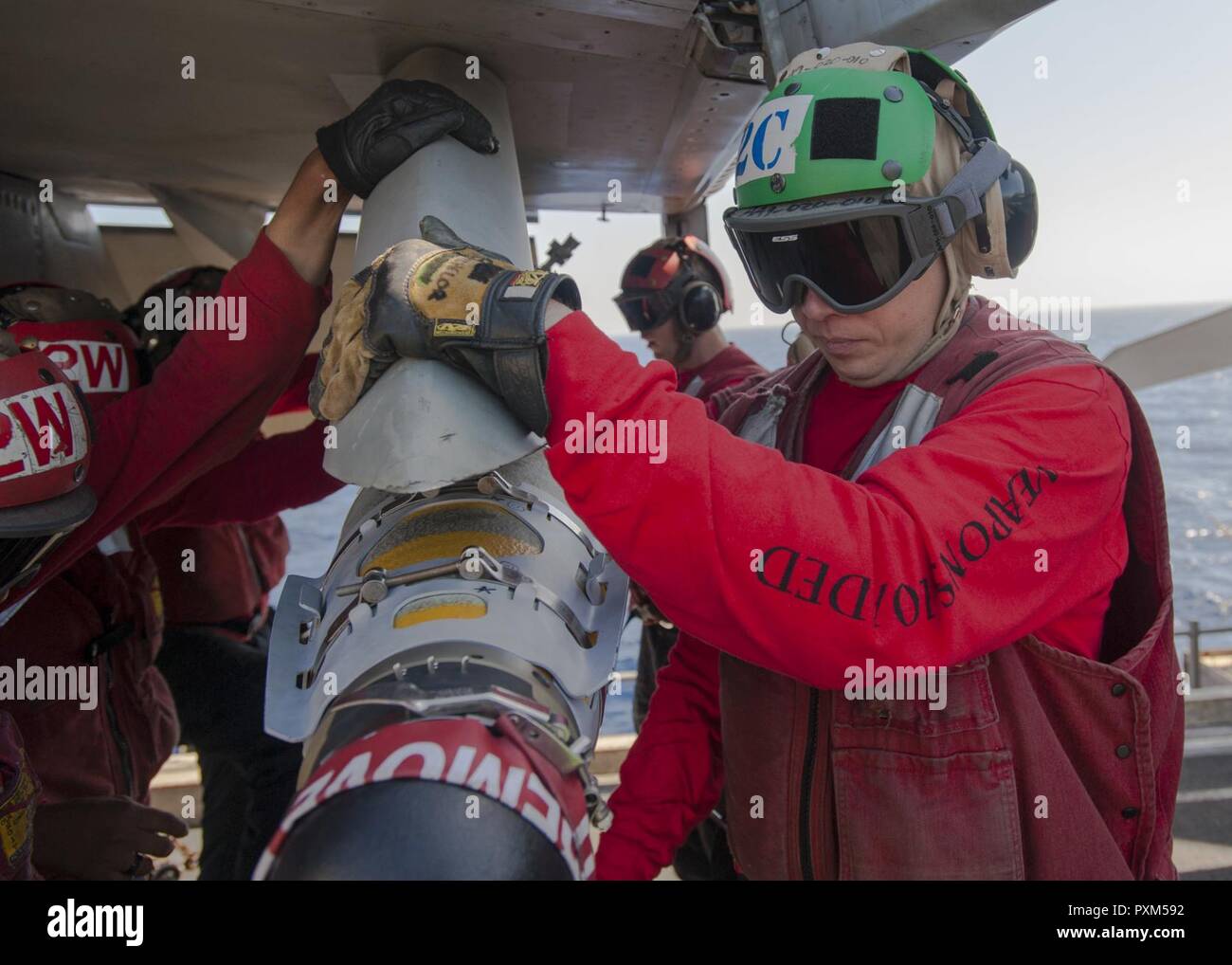 MEDITERRANEAN SEA (June 10, 2017) Master Chief Avionics Technician ...