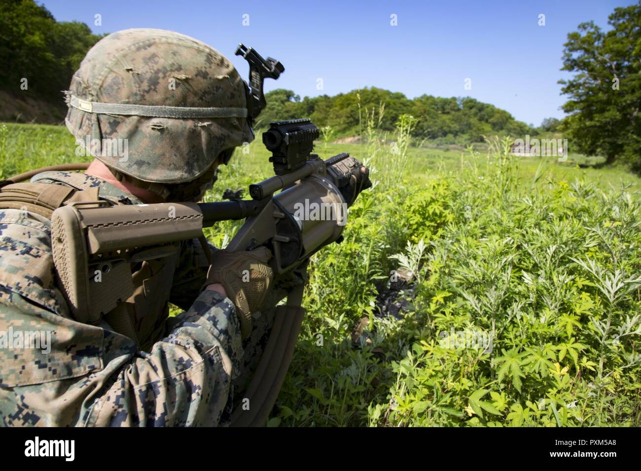 U.S. Marines assigned to India Company, 3rd battalion, 8th Marine ...