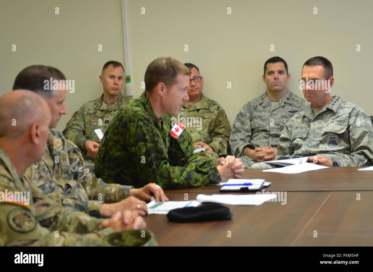 ADAZI MILITARY BASE, Latvia — Gen. Joseph Lengyel, Chief of National ...