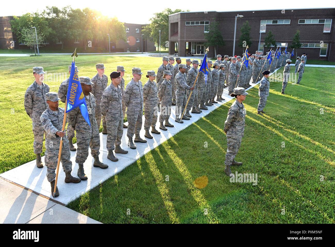 Airmen parade rest during united hi-res stock photography and images ...