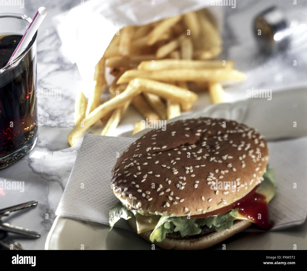 fast food, hamburger Stock Photo - Alamy