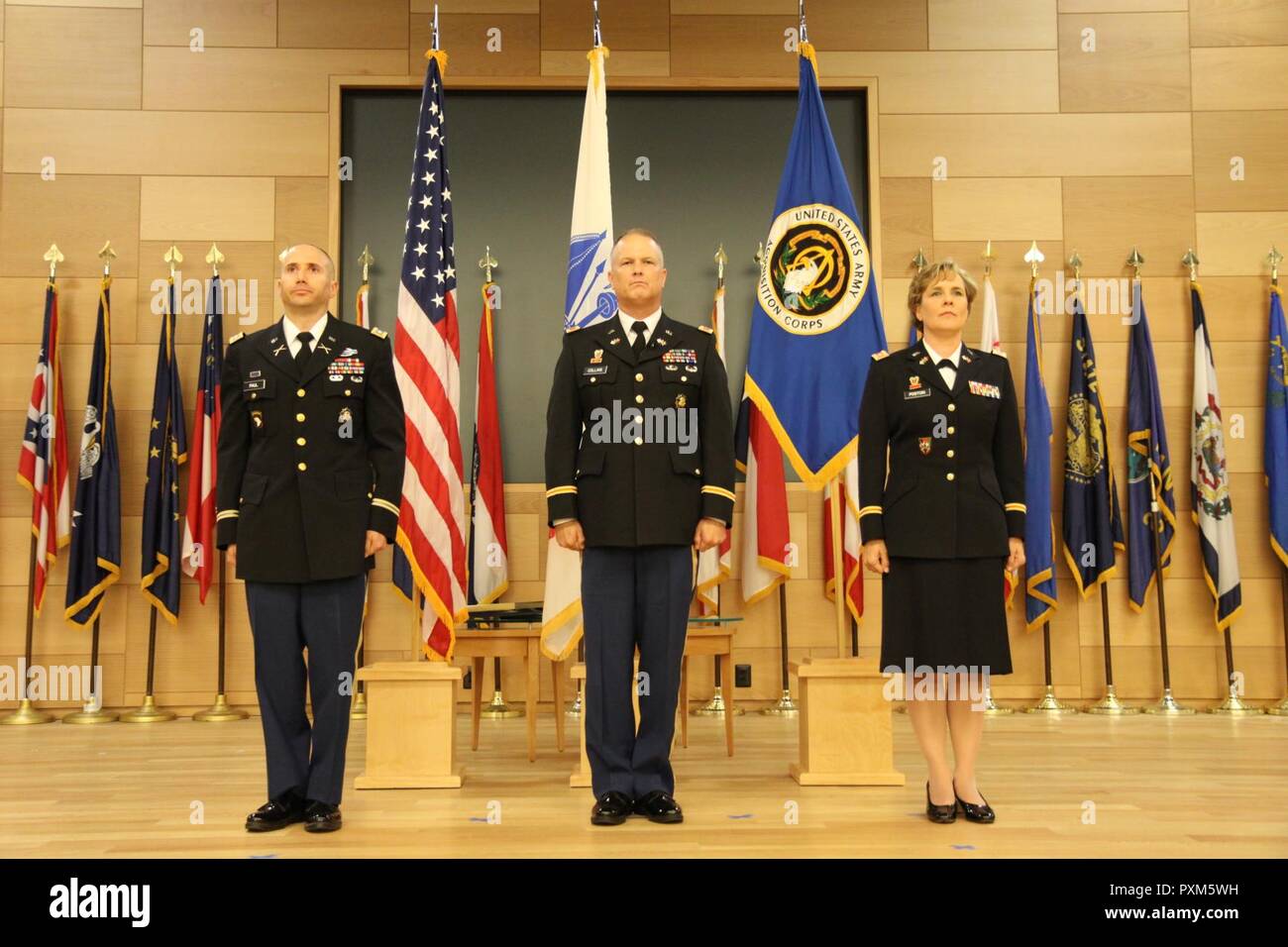 Lt. Col. Shawanta Smart (left) accepted the Product Manager Fielding ...