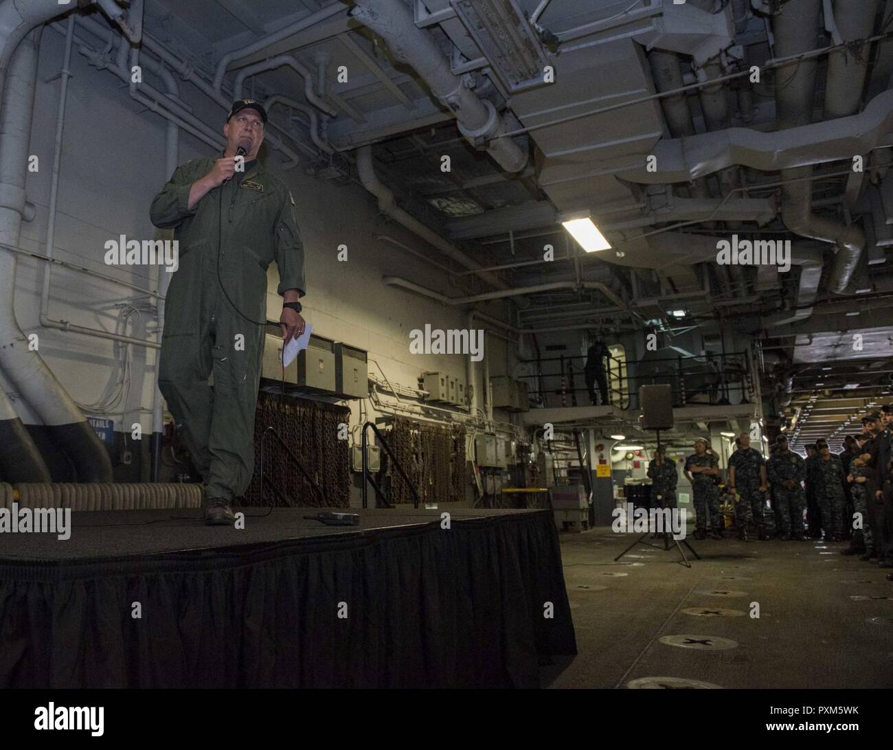 NORFOLK (June 13, 2017) Capt. Andrew Smith, the commanding officer of ...