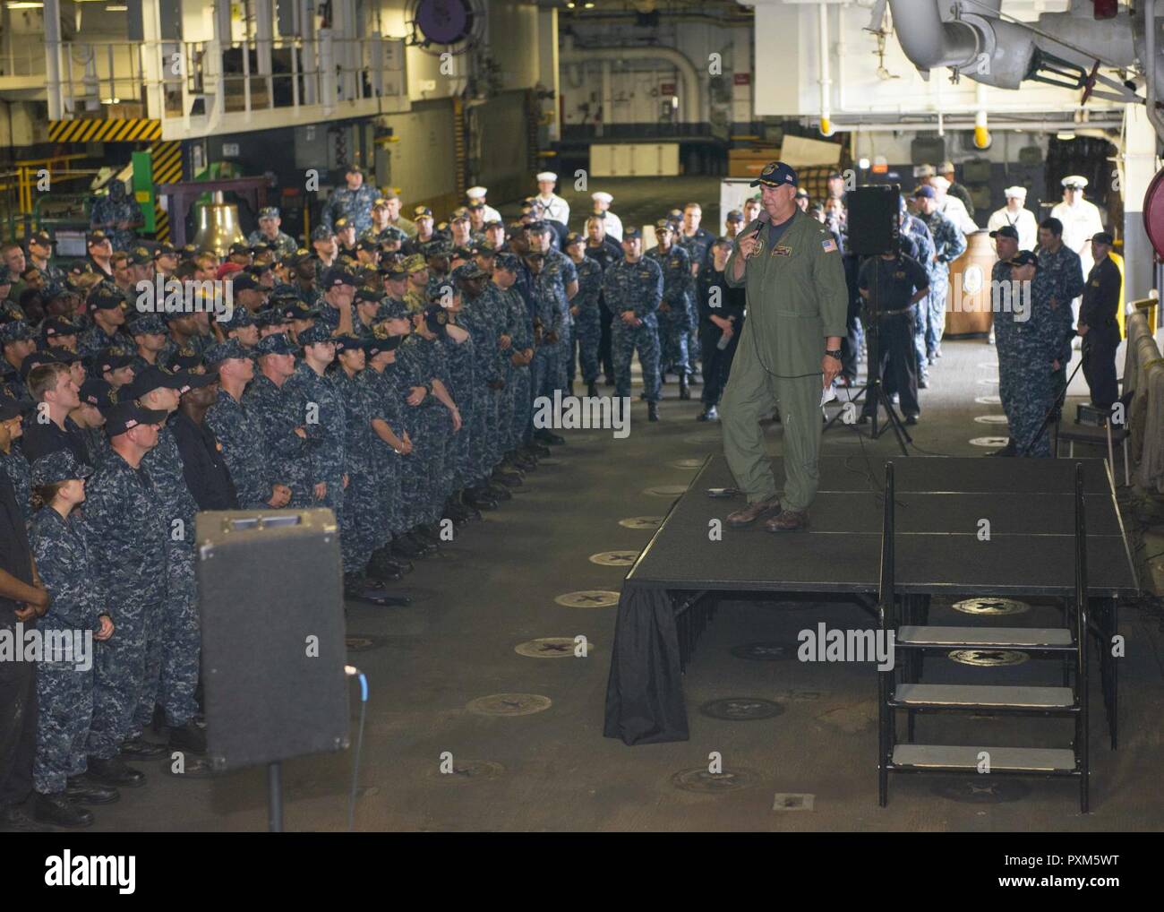 NORFOLK (June 13, 2017) Capt. Andrew Smith, the commanding officer of ...