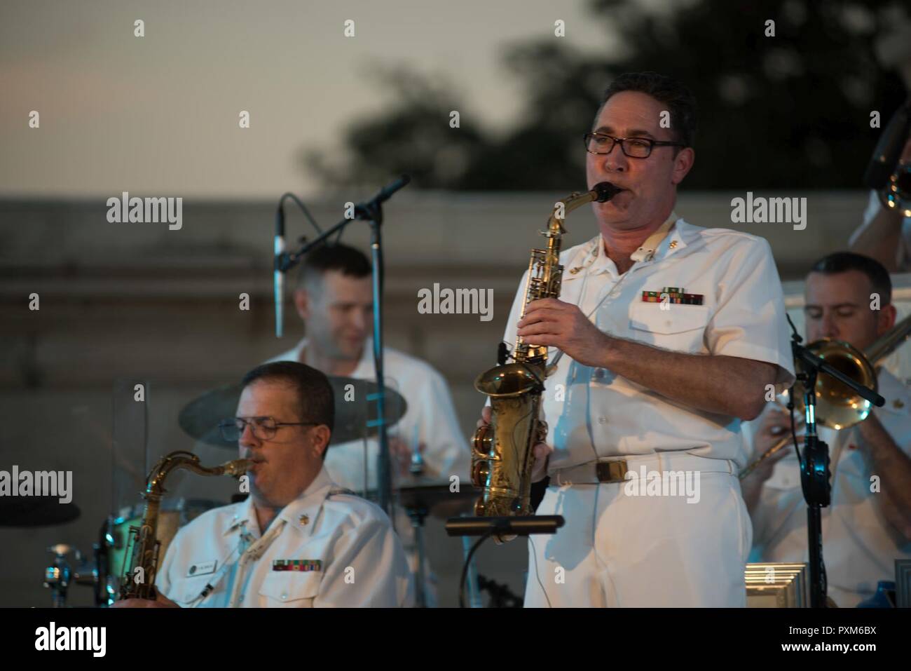 WASHINGTON, D.C. (June 12, 2017) Senior Chief Musician Bill Mulligan ...