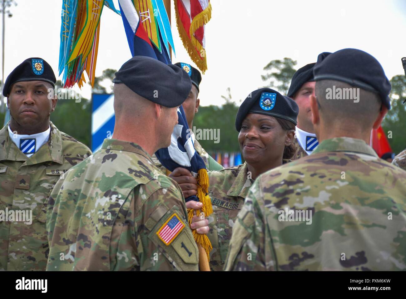 Col. Jeffrey Britton, incoming commander of the 3rd Infantry Division ...