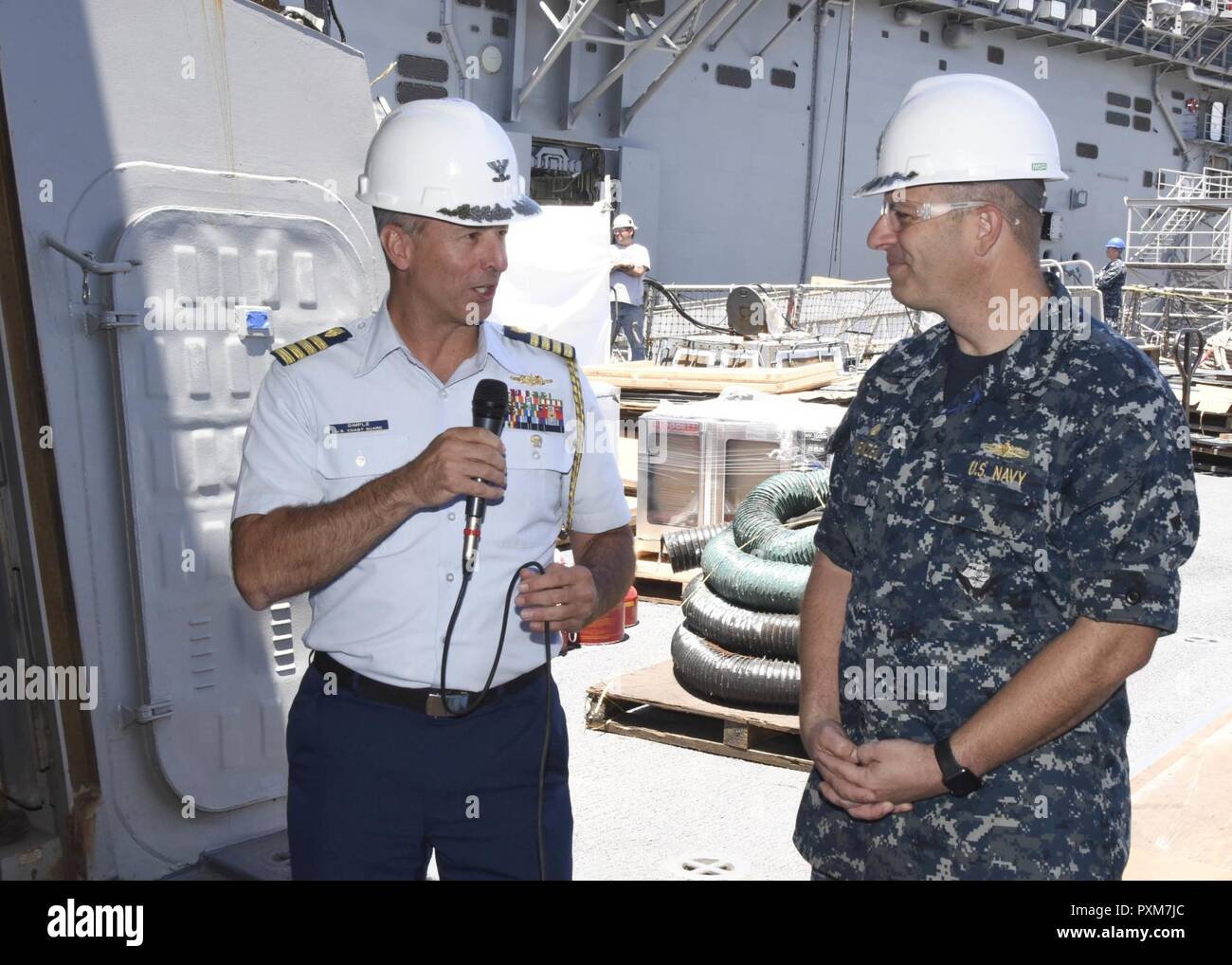 SAN DIEGO (June 13, 2017) – U.S. Coast Guard Capt. Matthew J. Gimple ...