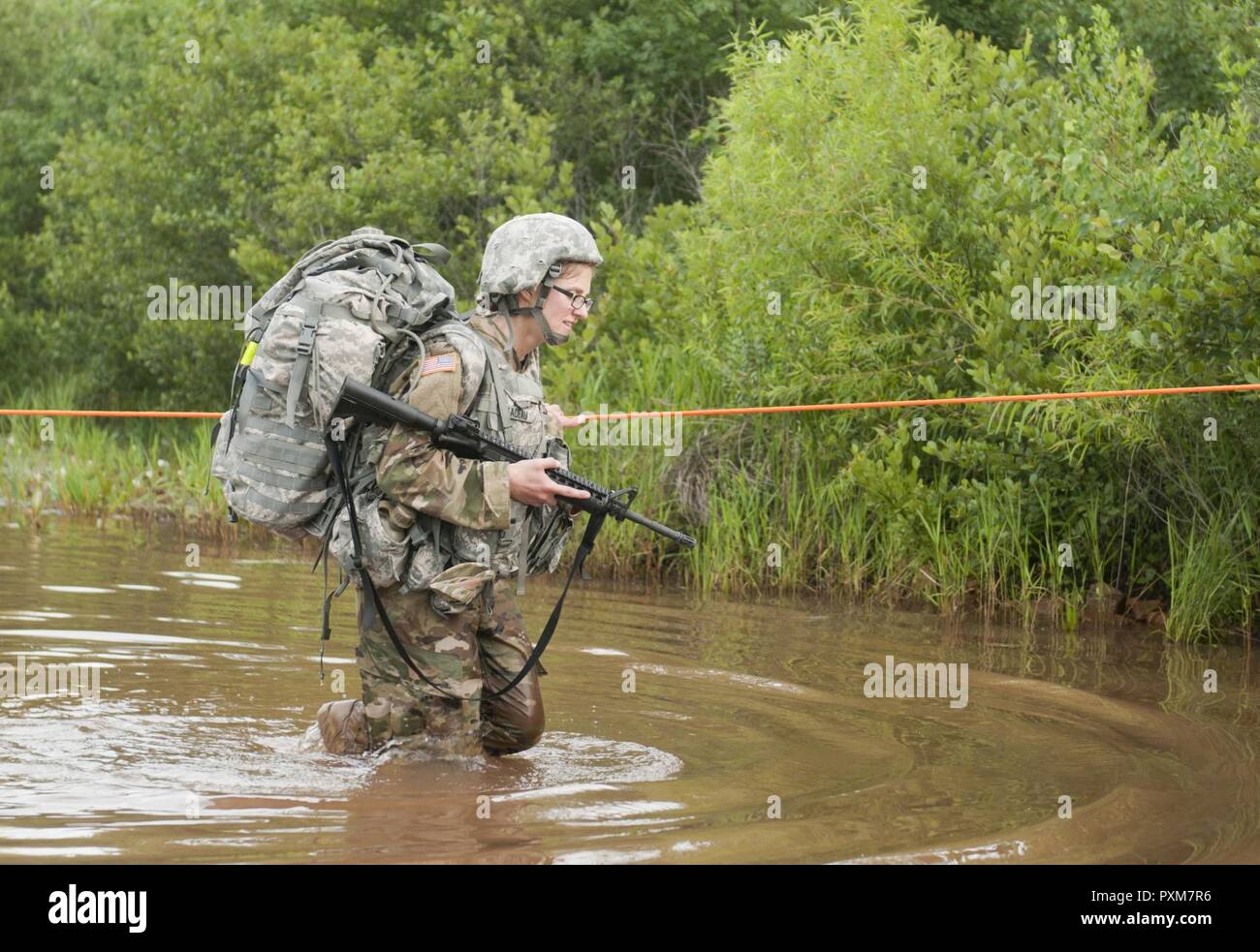 Sgt. Erin Nadeau of Coral Springs, Fla. and a preventative medicine ...