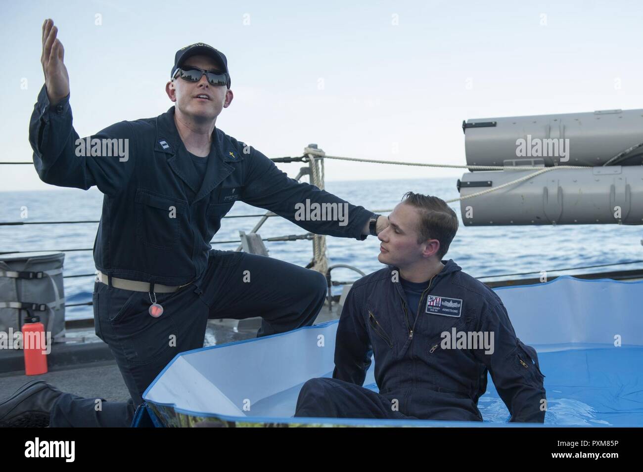 ATLANTIC OCEAN (June 11, 2017) - Lt. Jeremy Blythe, command Chaplain ...