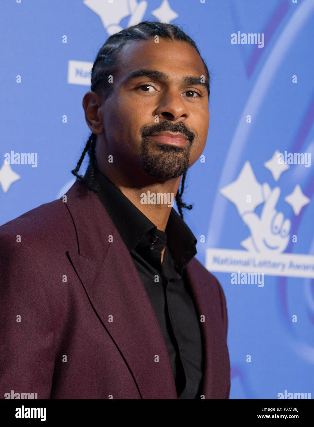 National Lottery Awards at BBC Studios - Arrivals Featuring: David Haye ...