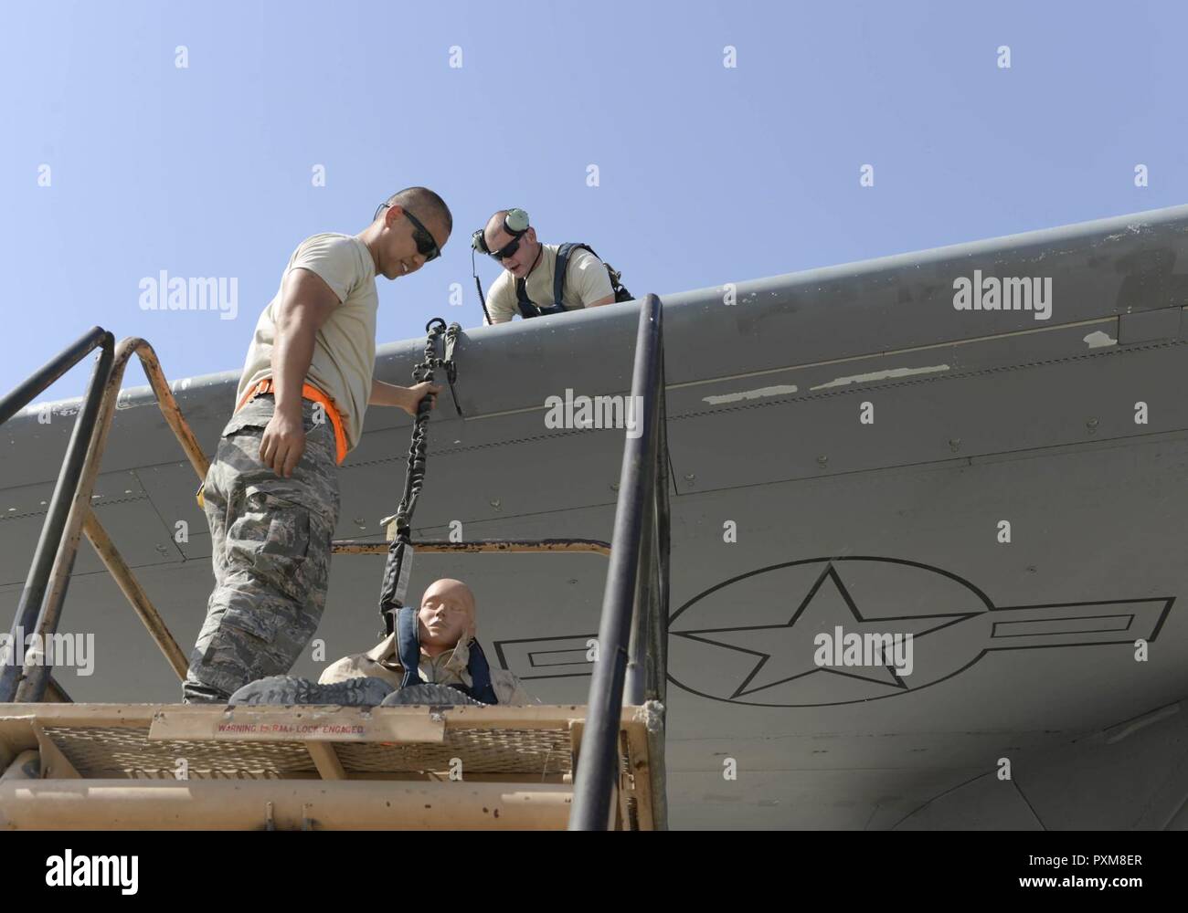 U.S. Air Force Airman 1st Class Jacob Trimble, guidance and control ...
