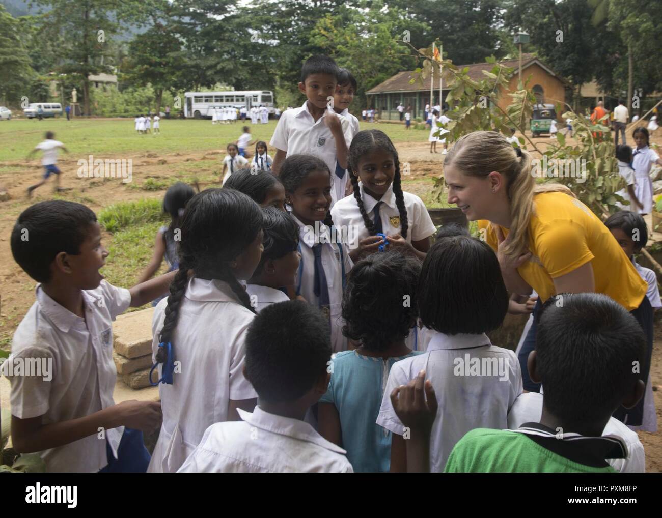 GALLE, Sri Lanka (June 14, 2017) Lt. Christina Appleton assigned to the ...