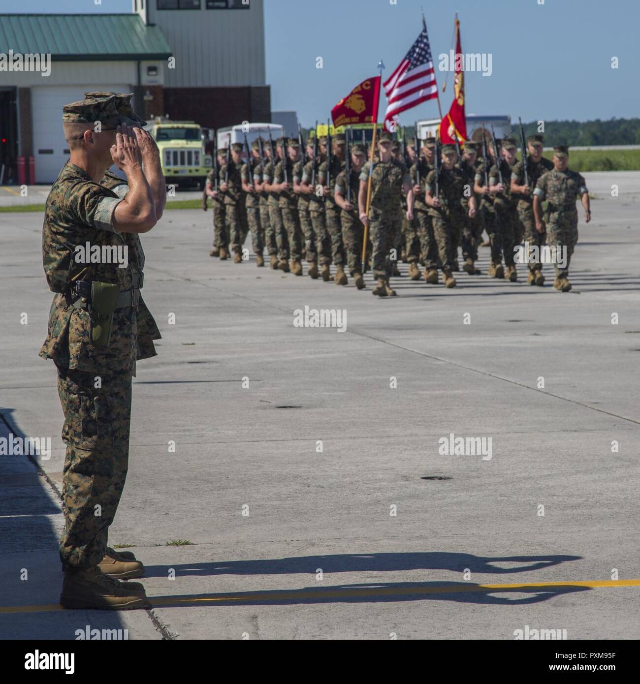 U.S. Marine Corps Lt. Col. Christian M. Ward, former commanding officer ...