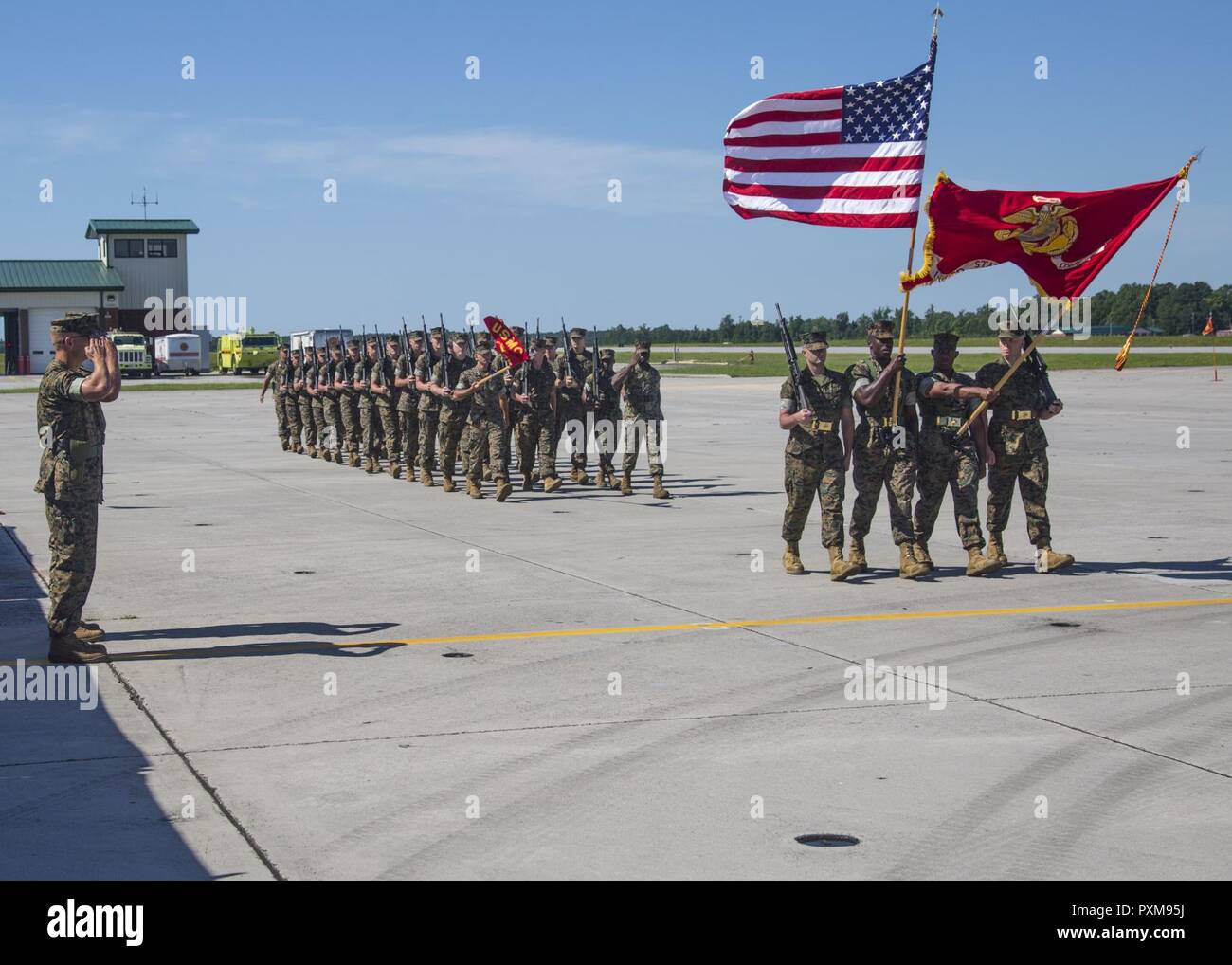 U.S. Marine Corps Lt. Col. Christian M. Ward, former commanding officer ...