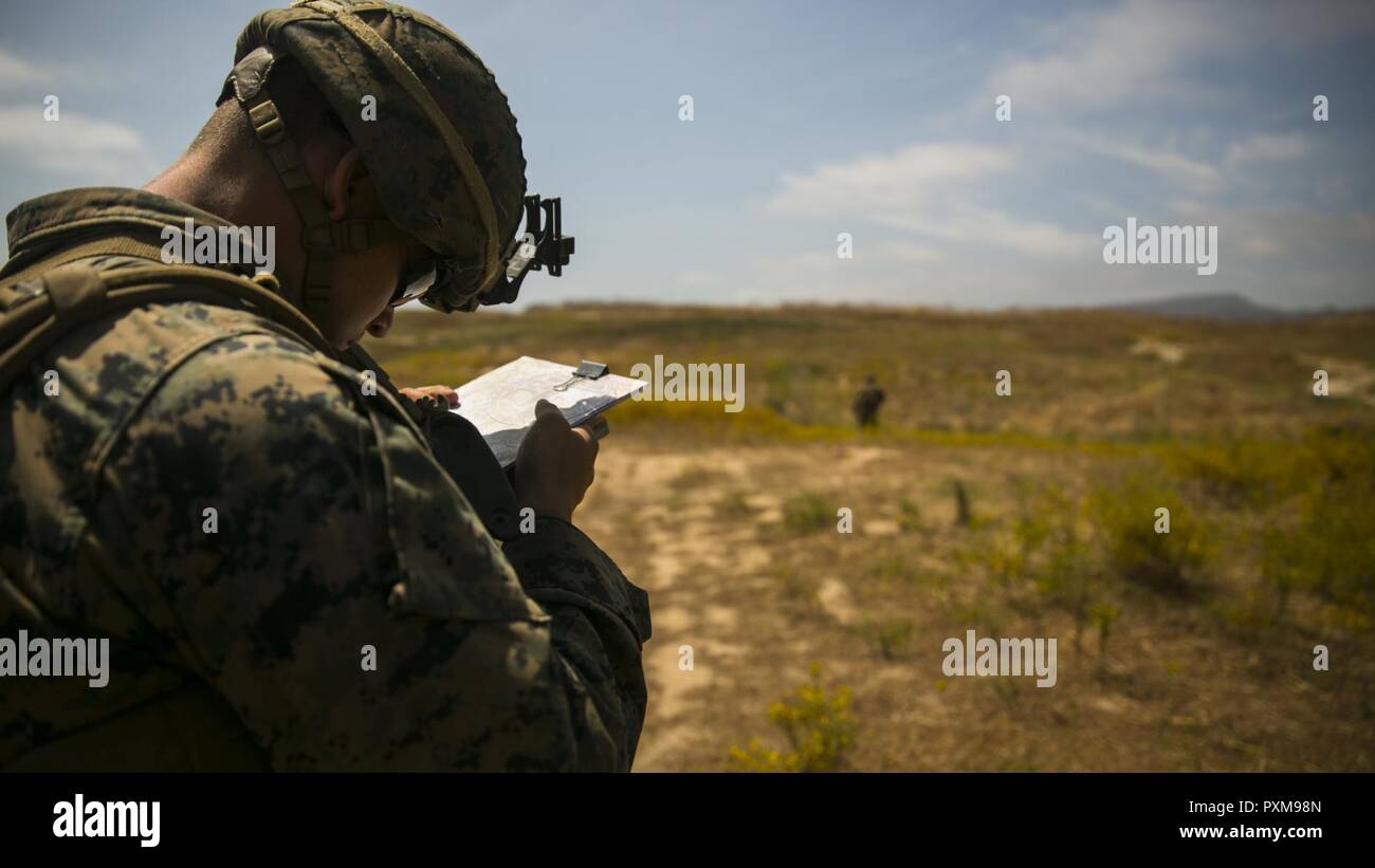 MARINE CORPS BASE CAMP PENDLETON, Calif. – A Marine with the 15th ...