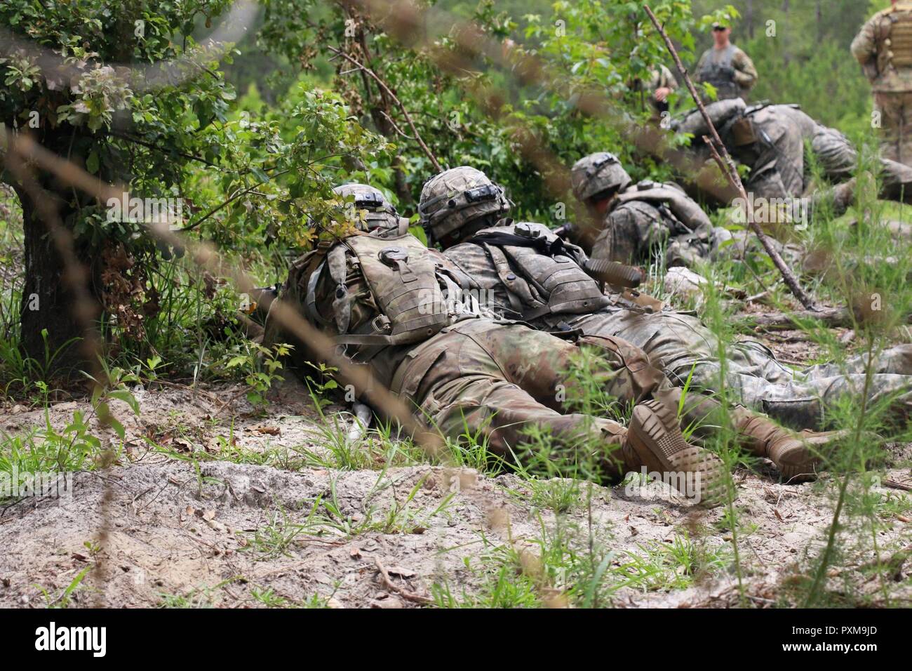 Soldiers with 2nd Battalion, 121st Infantry Regiment, 48th Infantry ...