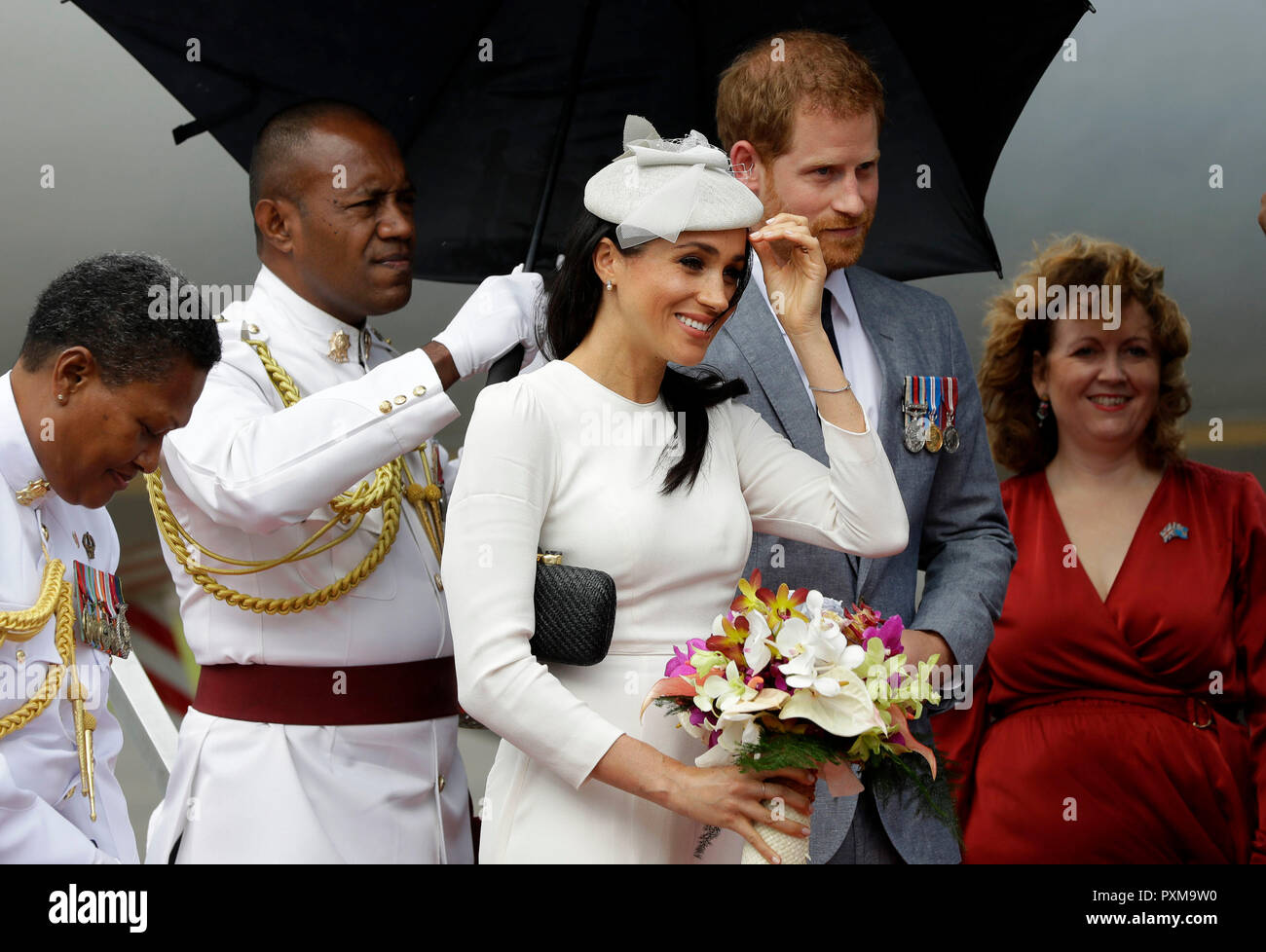 Duke and duchess of sussex fiji hi-res stock photography and images - Alamy