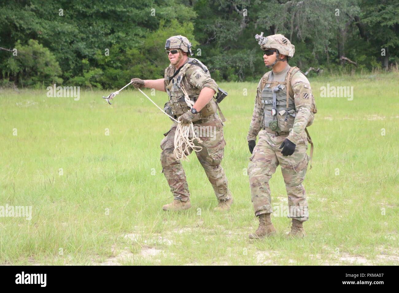 Mine wire obstacle hi-res stock photography and images - Alamy