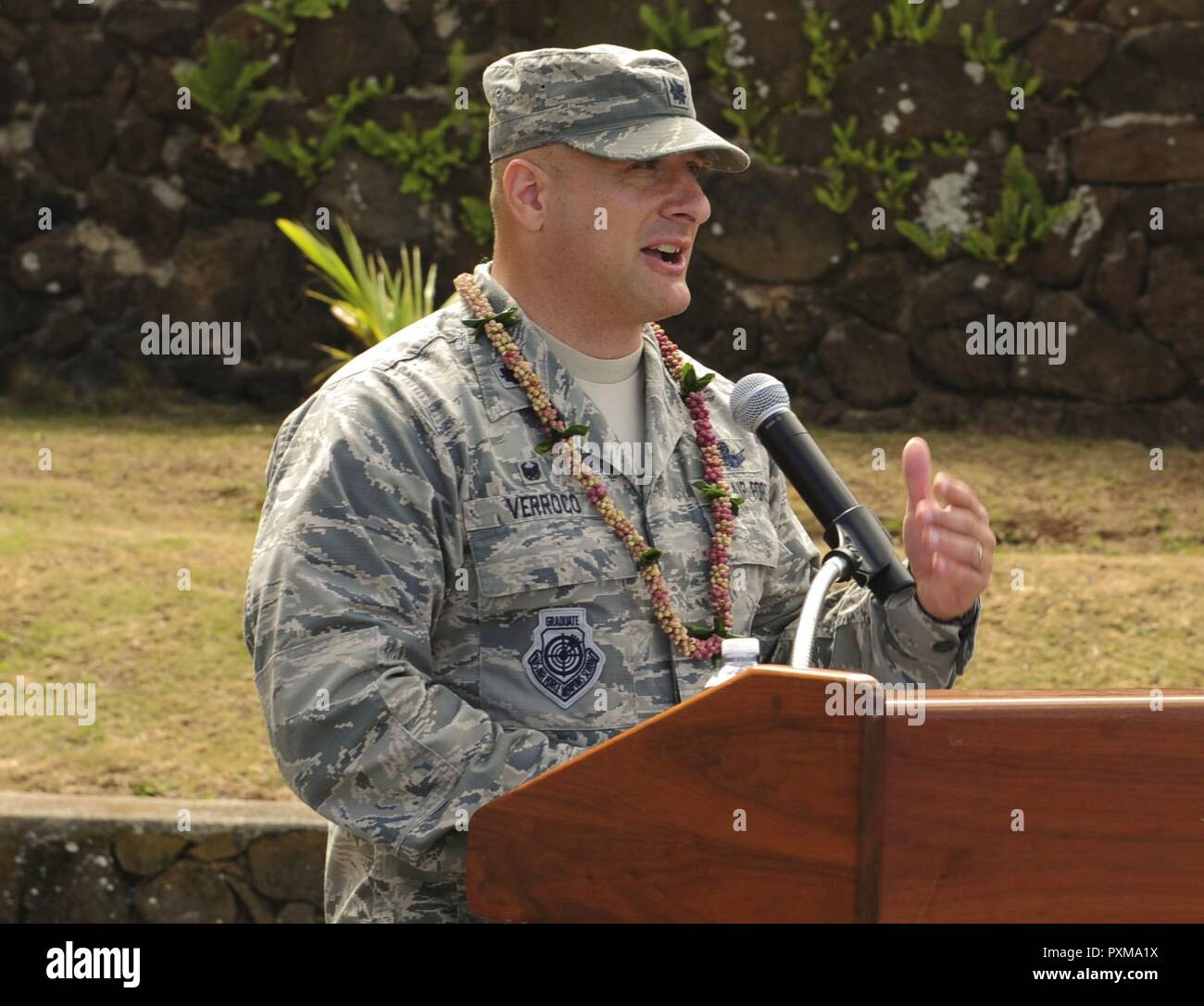 Lt. Col. Phillip Verroco, 21st Space Operations Squadron commander ...