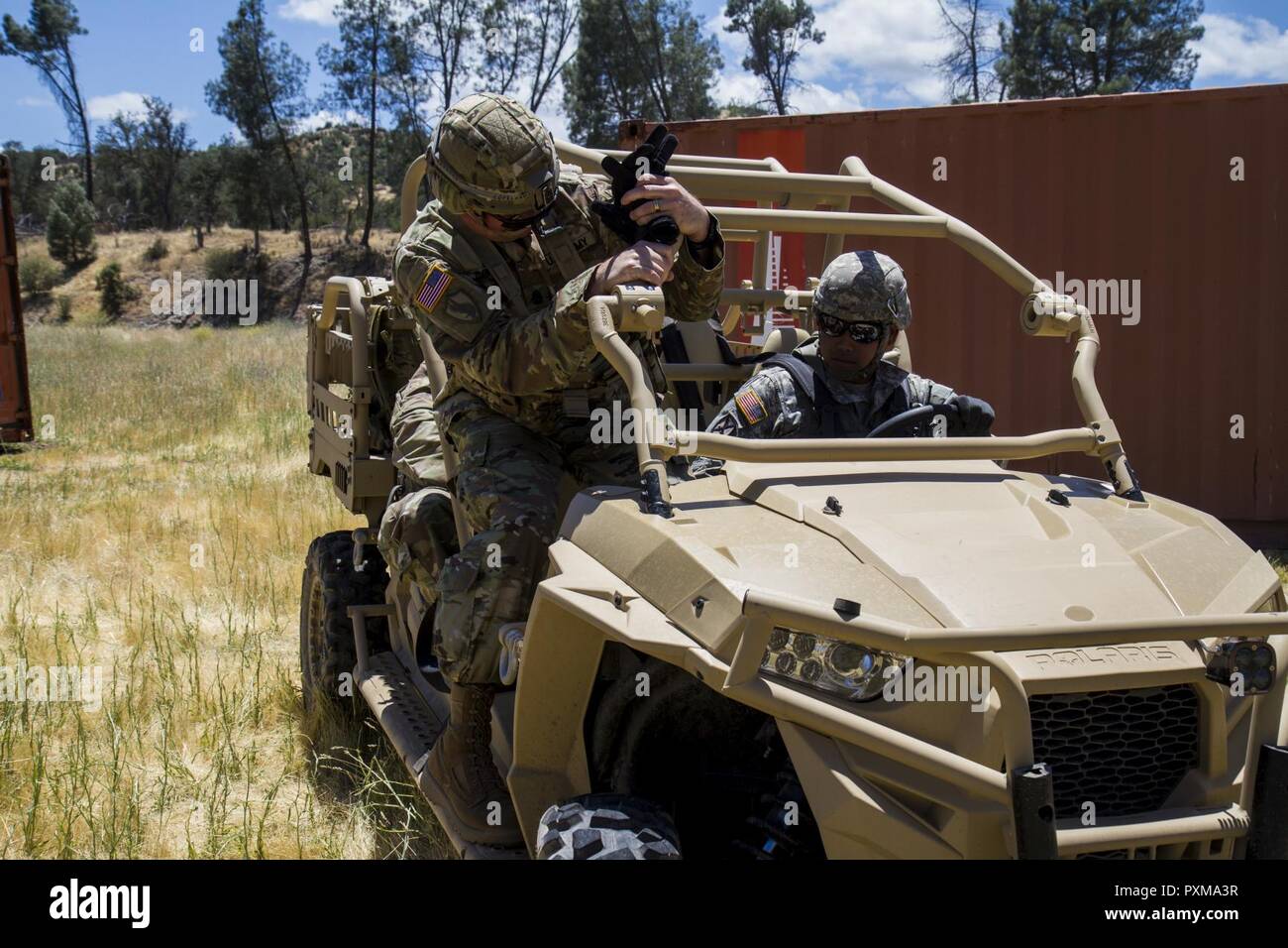 U.S. Army Command Sgt. Maj. Ted Copeland (left), United States Army ...