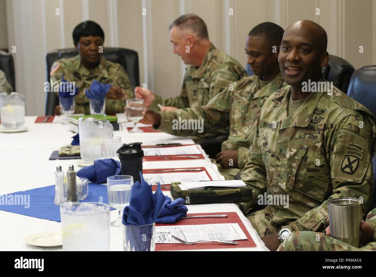 Brig. Gen. Xavier Brunson, 10th Mountain Division Deputy Commander for ...