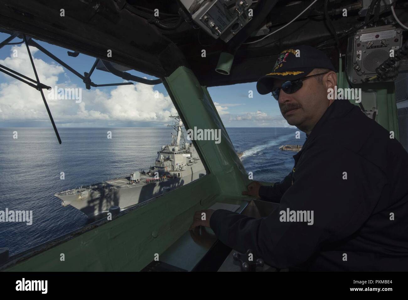 PHILIPPINE SEA (June 14, 2017) Capt. Larry McCullen, commanding officer ...