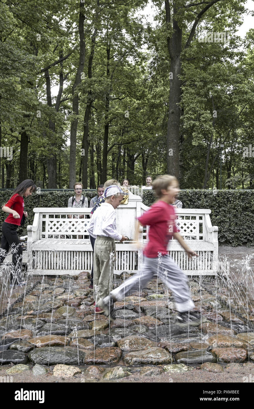 Saint Petersburg, Peters summer palace Stock Photo - Alamy