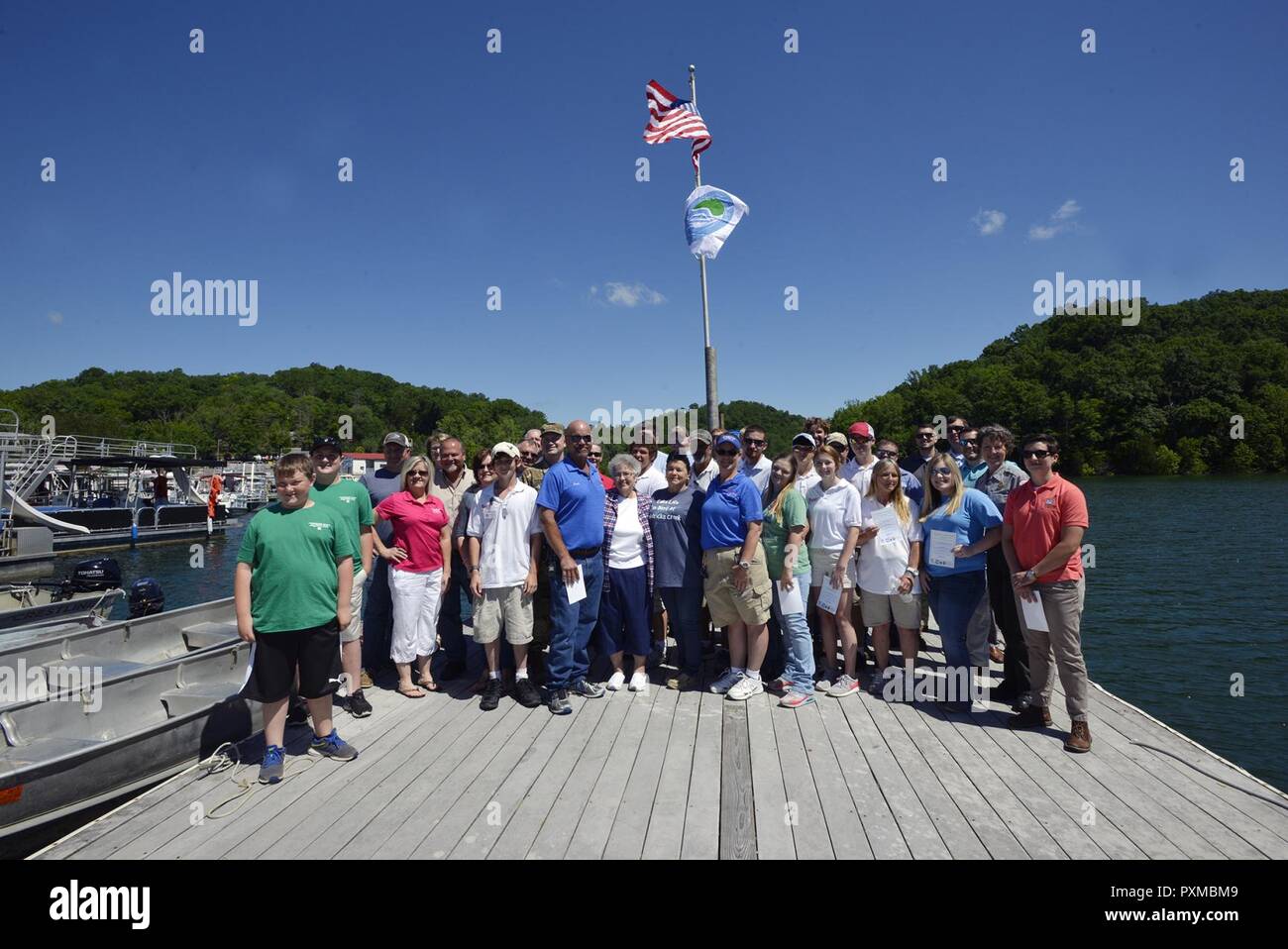The Hendricks Creek Marina on Dale Hollow Lake raised the “Clean Marina ...
